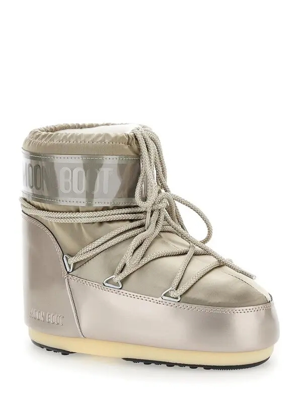 Moon Boot Metallic Tech Fabric Snow Boots - Multicolor