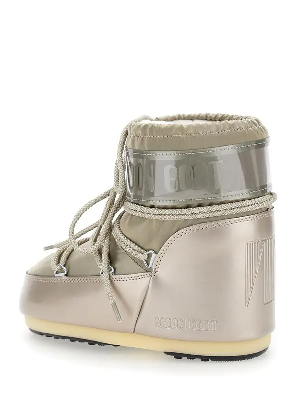 Moon Boot Metallic Tech Fabric Snow Boots - Multicolor