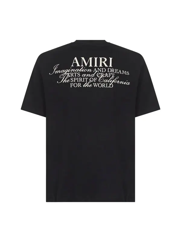 Amiri Black Jersey Spirit T-shirt - Multicolor