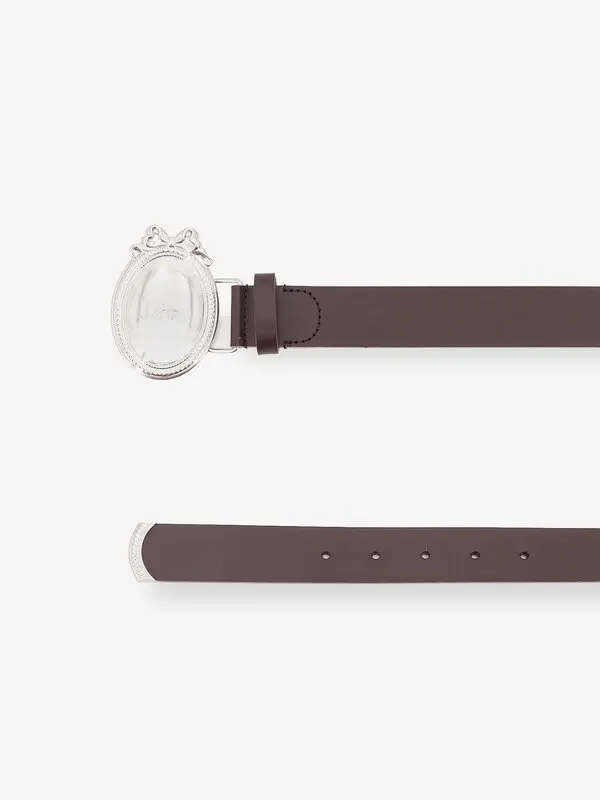 Dior Medaillon Leather Belt