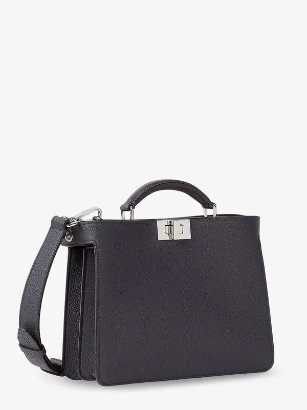 Fendi Peekaboo Iseeu Small Leather Crossbody Bag