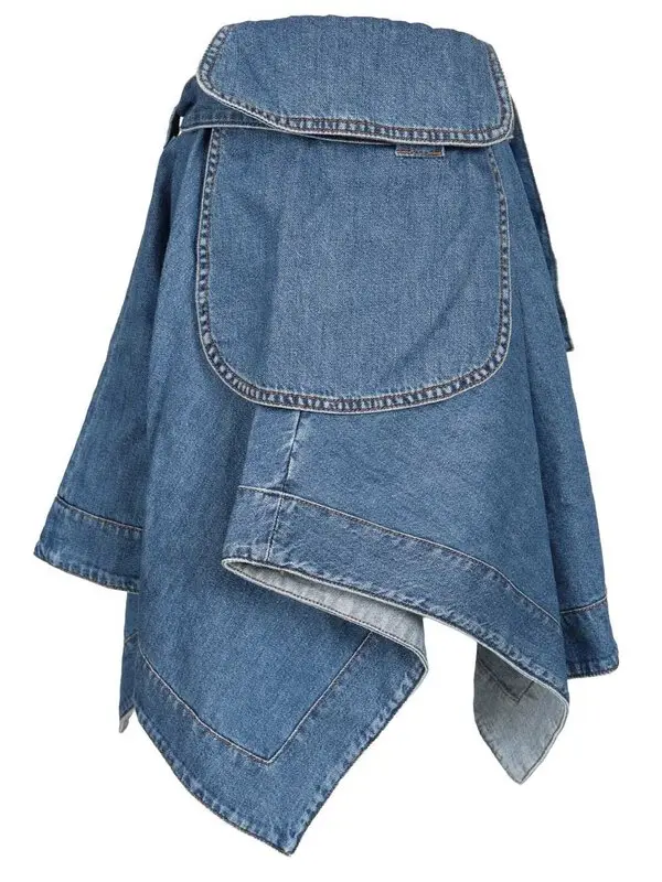 Loewe Denim Cargo Skirt