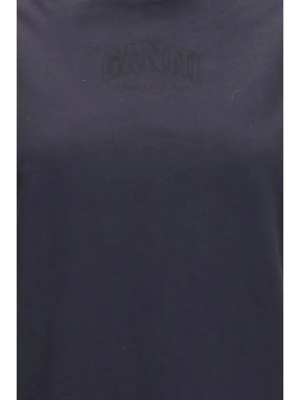 GANNI Crewneck T-shirt - Black