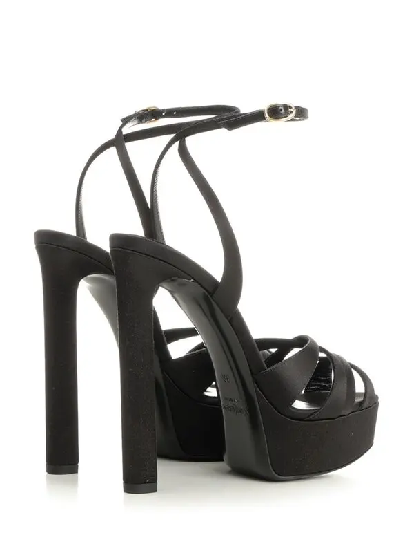 Saint Laurent Chandelle Sandals - Black