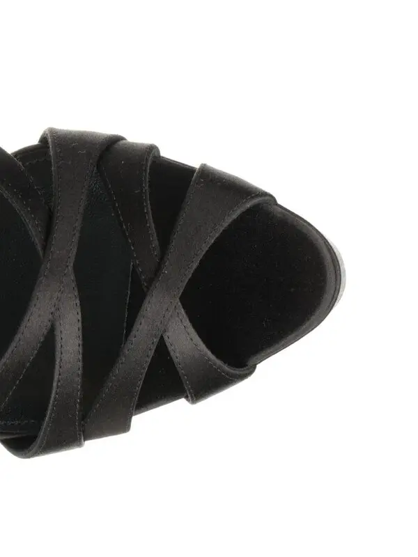 Saint Laurent Chandelle Sandals - Black