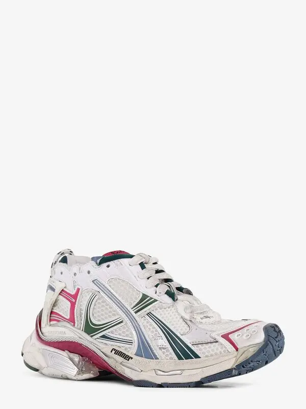 Balenciaga Runner Low-top Mesh Sneakers - Multicolor