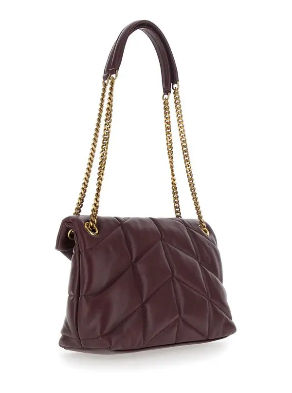 Saint Laurent Quilted Leather Crossbody Bag - Multicolor