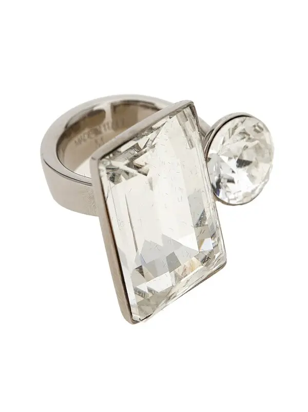 Dries Van Noten Open Ring With Crystals