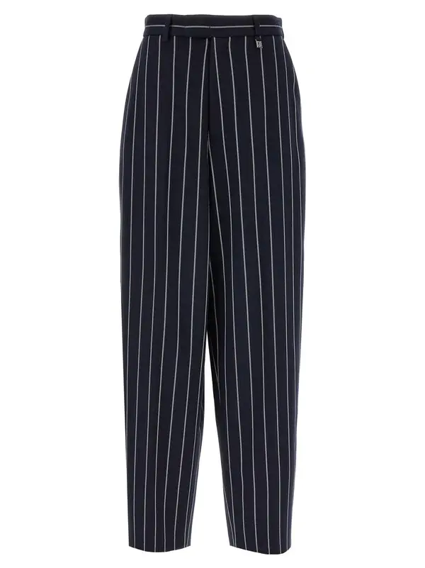 Giuseppe Di Morabito Striped Pants - Blue