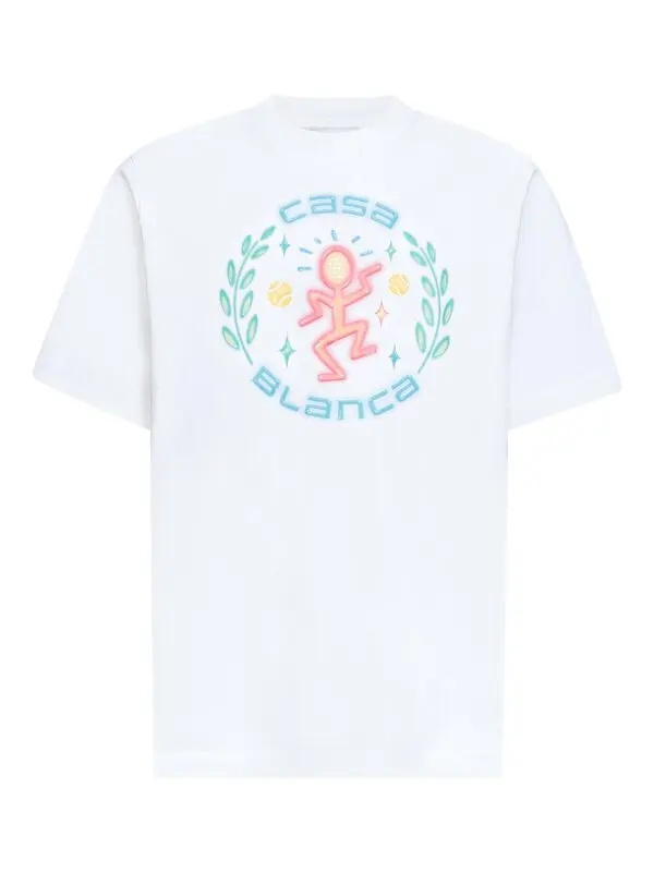 Casablanca White Dance Joy T-shirt