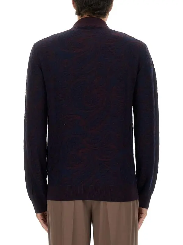 Etro Long-sleeved Polo Shirt