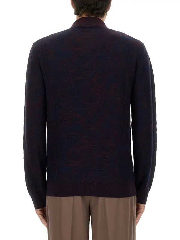Etro Long-sleeved Polo Shirt