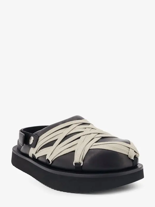 Rick Owens Padded Megalace Platform Leather Sandals - Multicolor