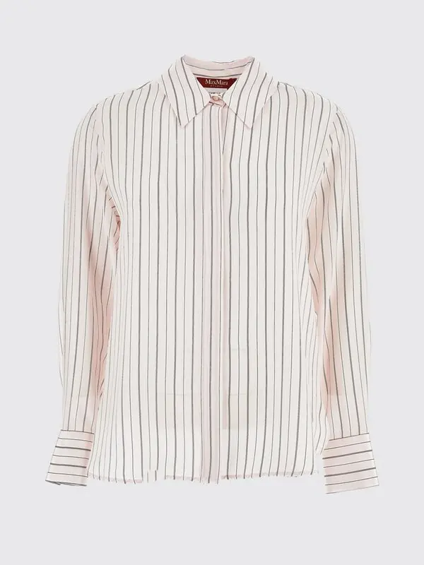 Max Mara Striped Silk Shirt