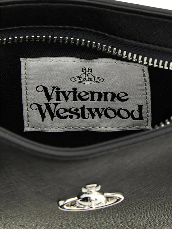 VIVIENNE WESTWOOD Tasha Shoulder Phone Bag - Black