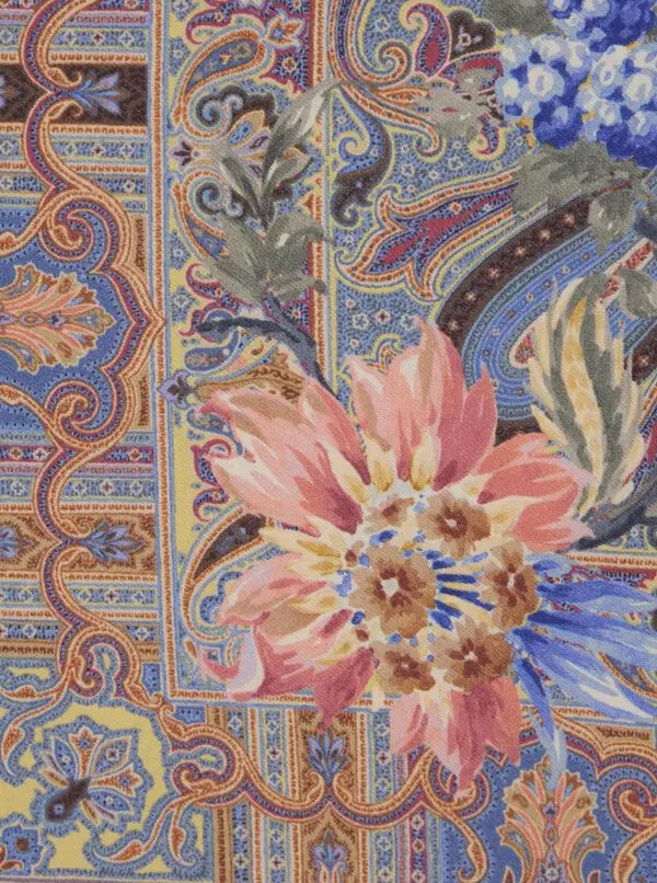 Etro Scarf With All-over Paisley Print In Silk For - Multicolor