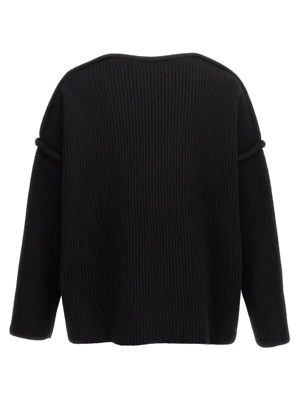 JIL SANDER Geometric Neckline Sweater