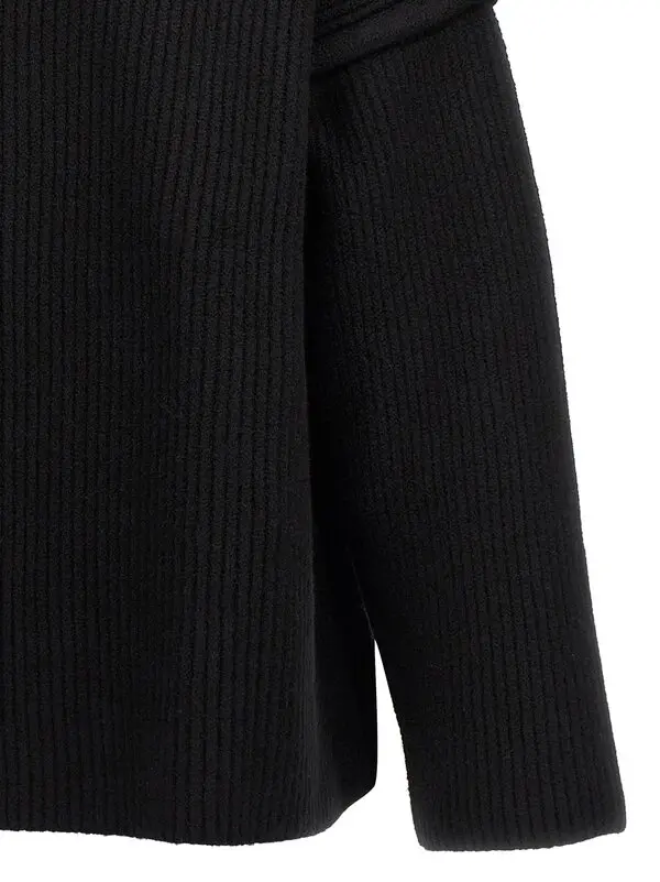 JIL SANDER Geometric Neckline Sweater