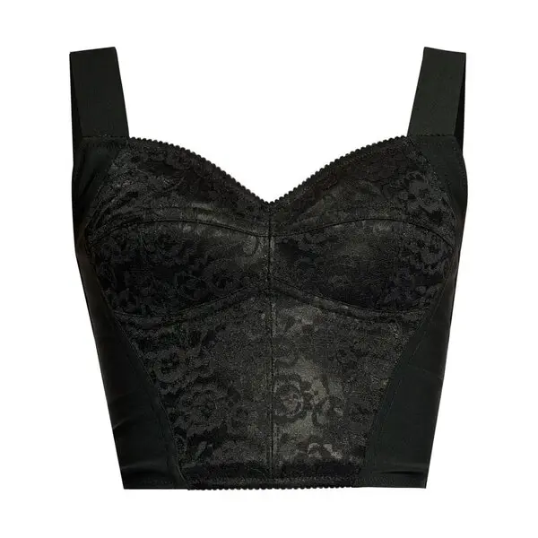 Dolce & Gabbana Corset Bustier Top - Black