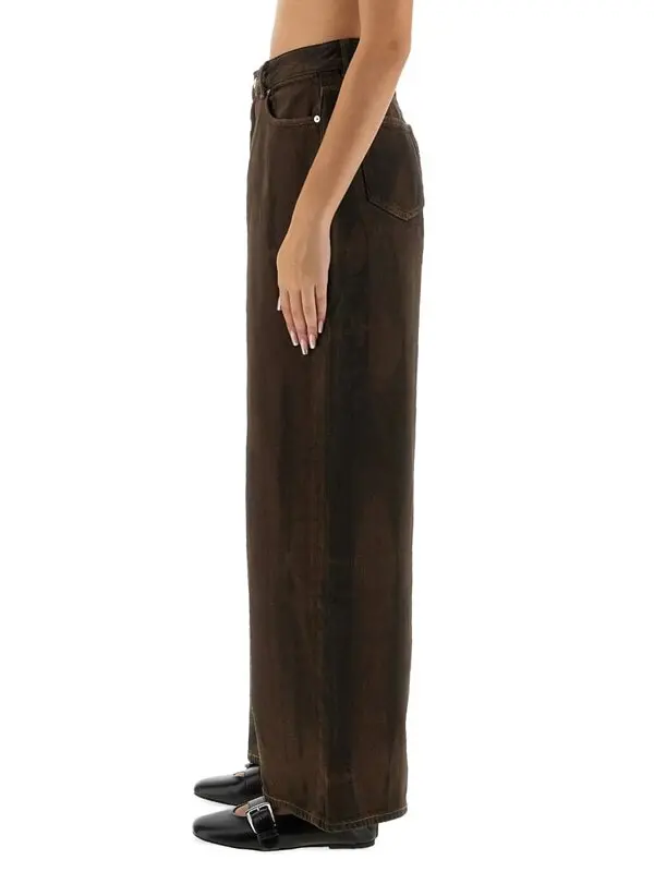 GANNI Baggy Pants - Brown
