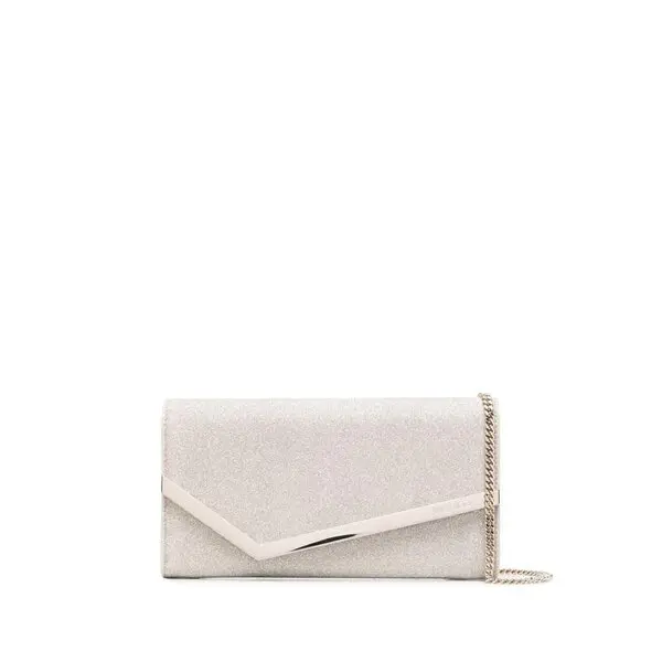 JIMMY CHOO Metallic Clutch Bags - Silver