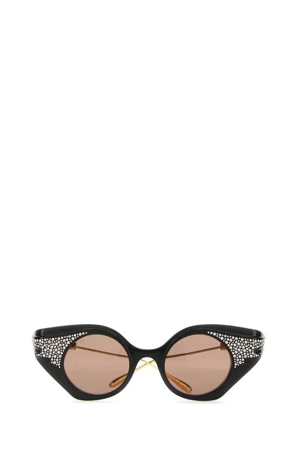 Gucci Acetate Cat Eye Sunglasses - Black
