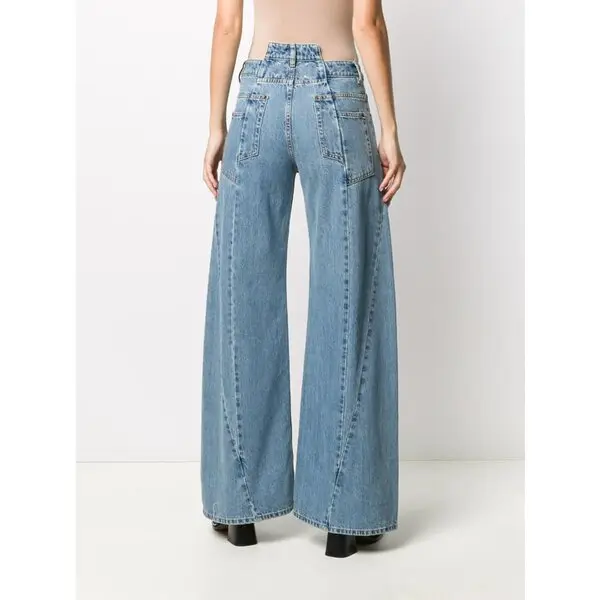MAISON MARGIELA Denim Wide-leg Jeans - Blue