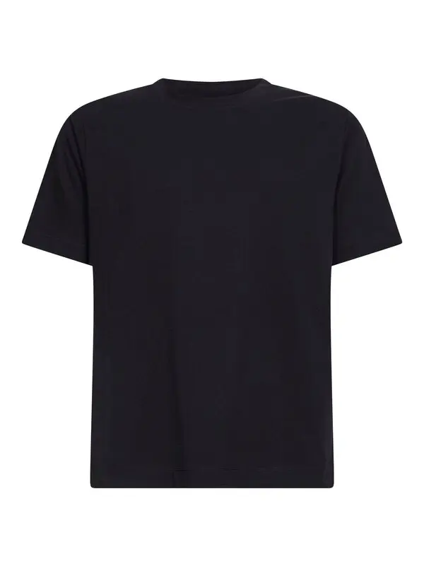 Dries Van Noten Black Jersey Regular-fit Crewneck T-shirt - Multicolor