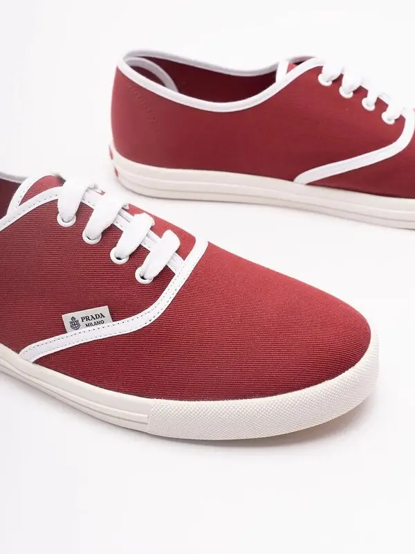 Prada Imprint` Cotton Sneakers