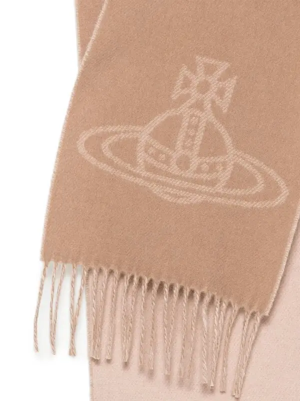 VIVIENNE WESTWOOD Double Face Wool Scarf