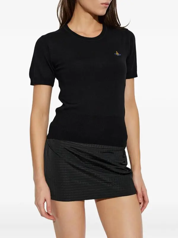 VIVIENNE WESTWOOD Bea Wool Top - Black