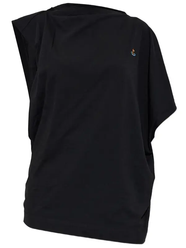VIVIENNE WESTWOOD Oversized Hebo Top - Black
