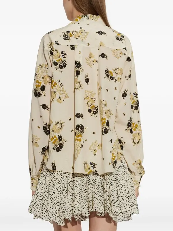 Isabel Marant Étoile Fedry Printed Silk Blouse