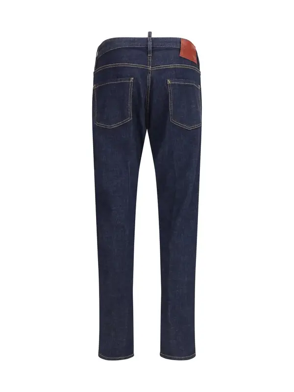 Dsquared2 Long Stretch Cotton Jeans
