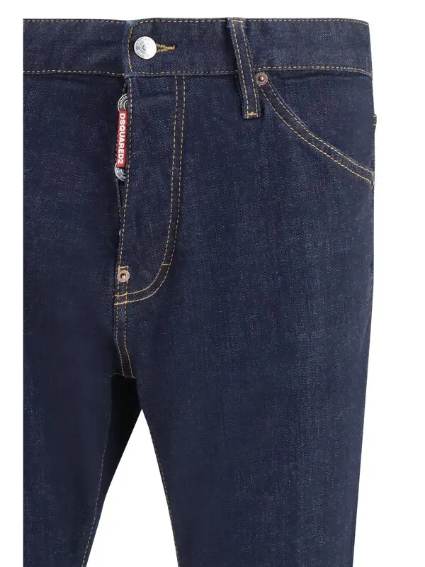 Dsquared2 Long Stretch Cotton Jeans