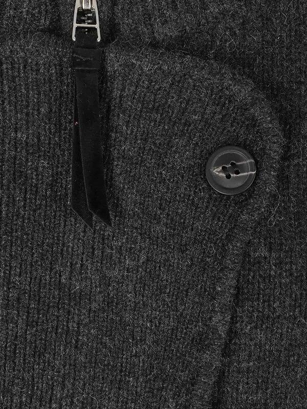 Isabel Marant Étoile Murielle Wool And Cashmere Zip Cardigan - Gray
