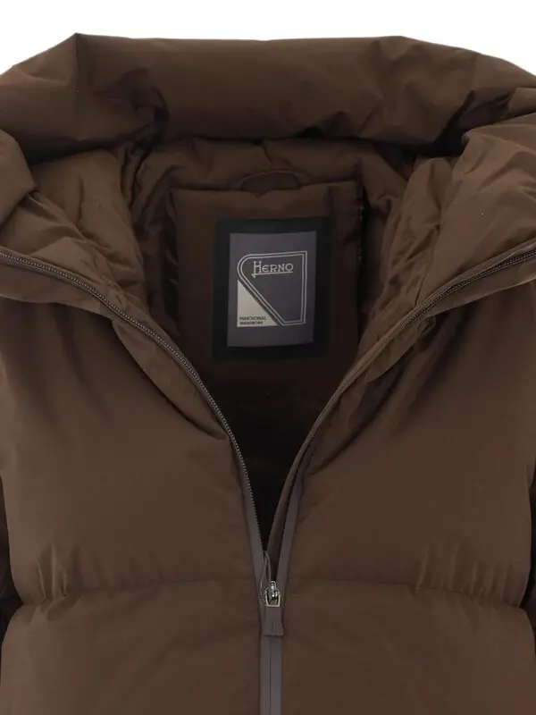 Herno 2-layer Hooded Short Down Jacket