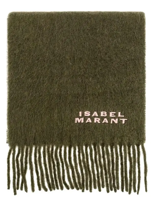 Isabel Marant Étoile Firny Wool Scarf - Green