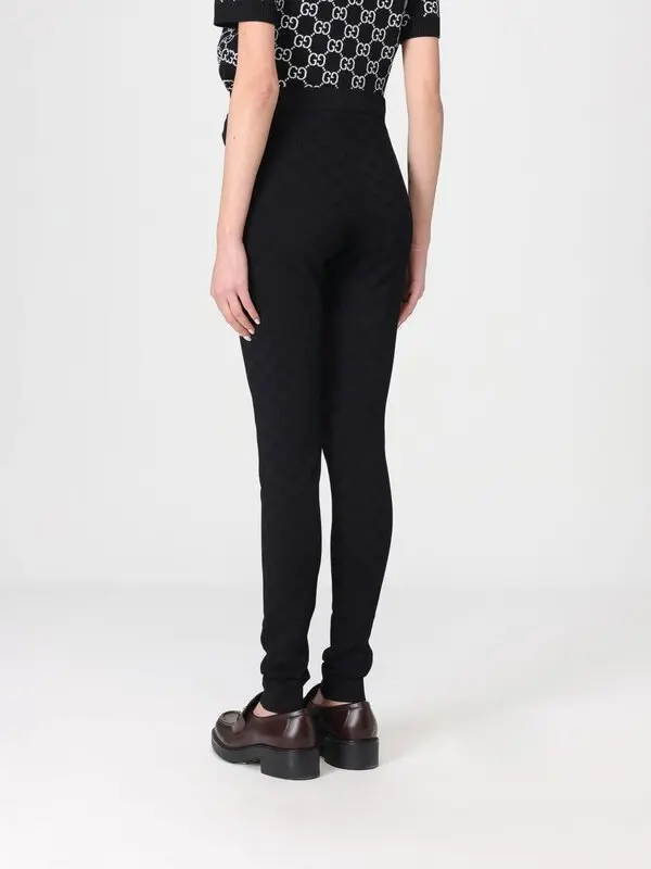 Gucci Gg Supreme Viscose Blend Knit Pants