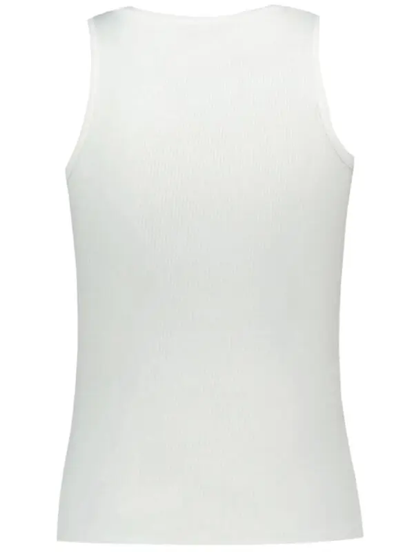 VIVIENNE WESTWOOD 90s Ribbed Tank Top - White