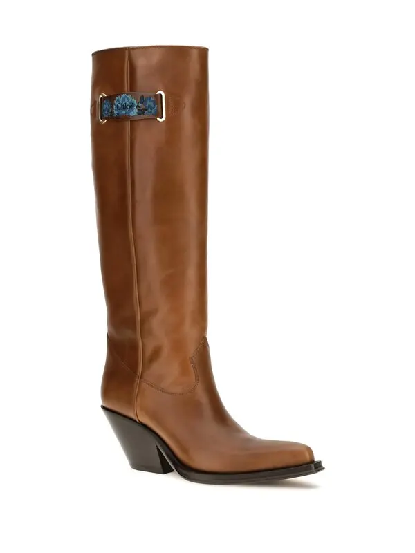 Chloé Azelan Over-the-knee Leather Boots