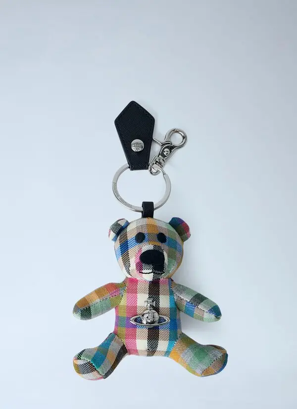 VIVIENNE WESTWOOD Teddy Bear Keyring - Cream