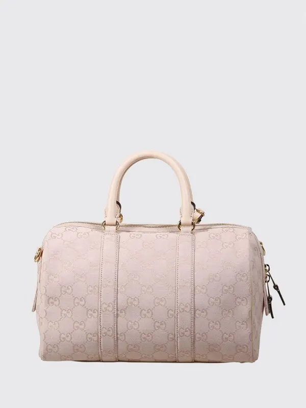 Gucci Ophidia Canvas Bag With Gg Jacquard Monogram - Pink