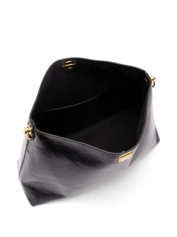 Dolce & Gabbana Vittoria Large Shoulder Bag - Black