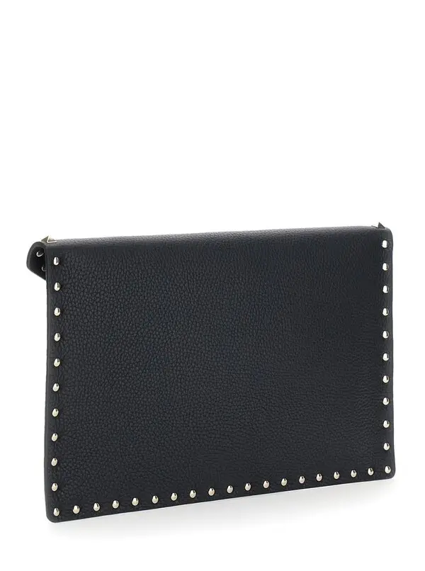 Valentino Garavani Leather Envelope Clutch - Multicolor