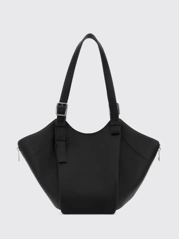 Loewe Hammock Flip Leather Bag - Black