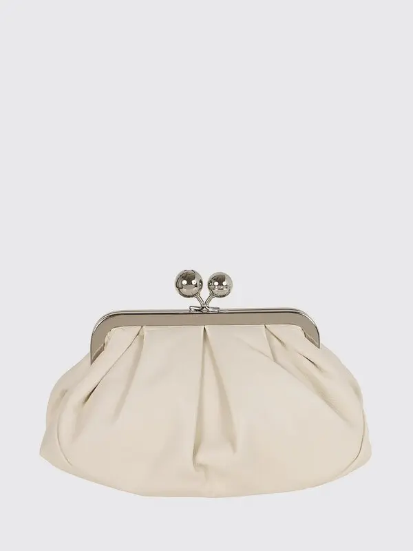 Max Mara Leather Shoulder Bag - White
