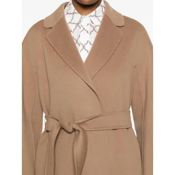 Max Mara Single-breasted Coat - Cream