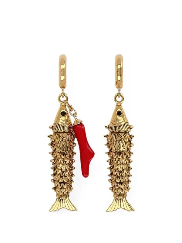 Isabel Marant Étoile New River Fish Earrings - Silver