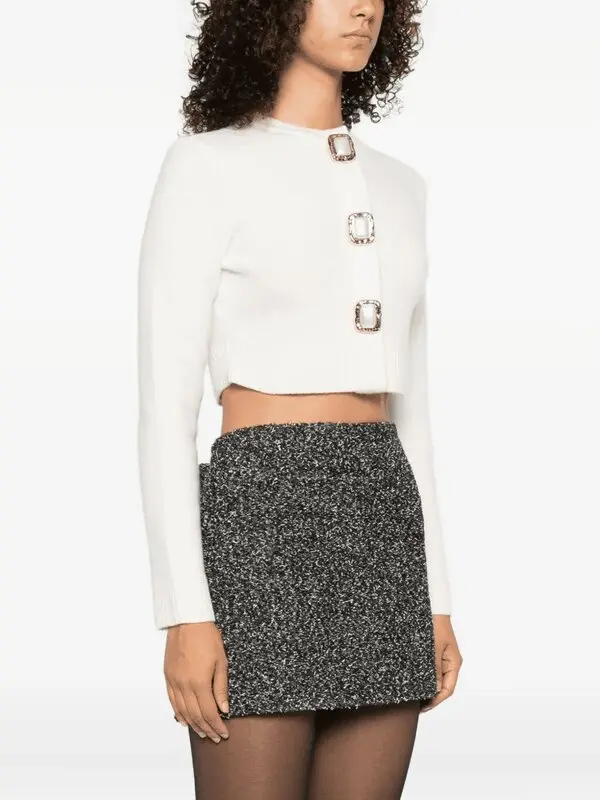 SELF-PORTRAIT Embellished Cardigan - Multicolor